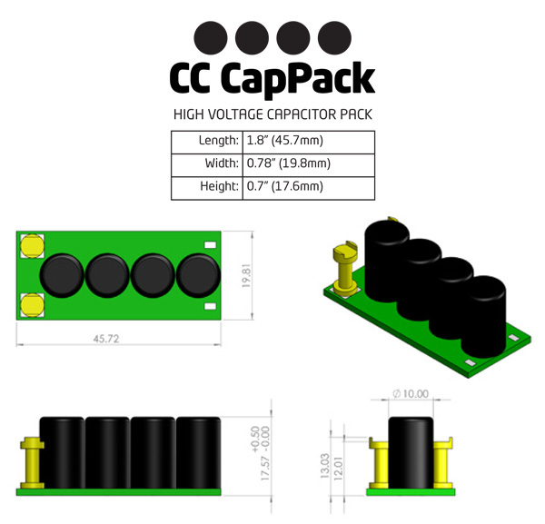Castle Creations CapPack High Voltage Capacitor Pack – Singapore Hobby