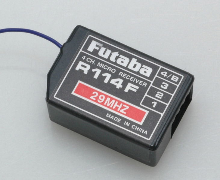 FUTABA R114F 4-channel Micro FM receiver 29Mhz – Singapore Hobby