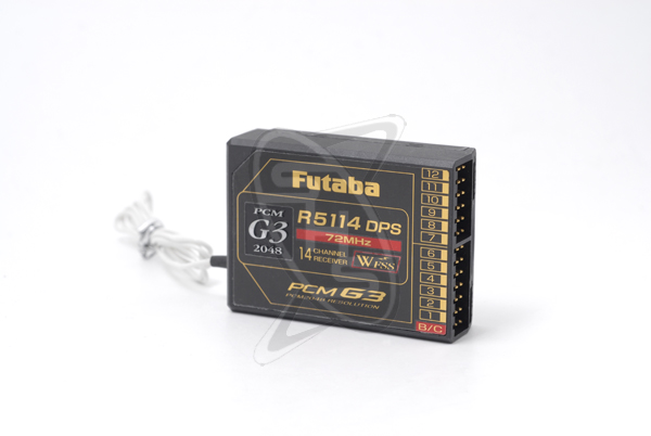 Futaba R5114DPS 14-Channel PCM G3 Receiver 72MHz – Singapore Hobby