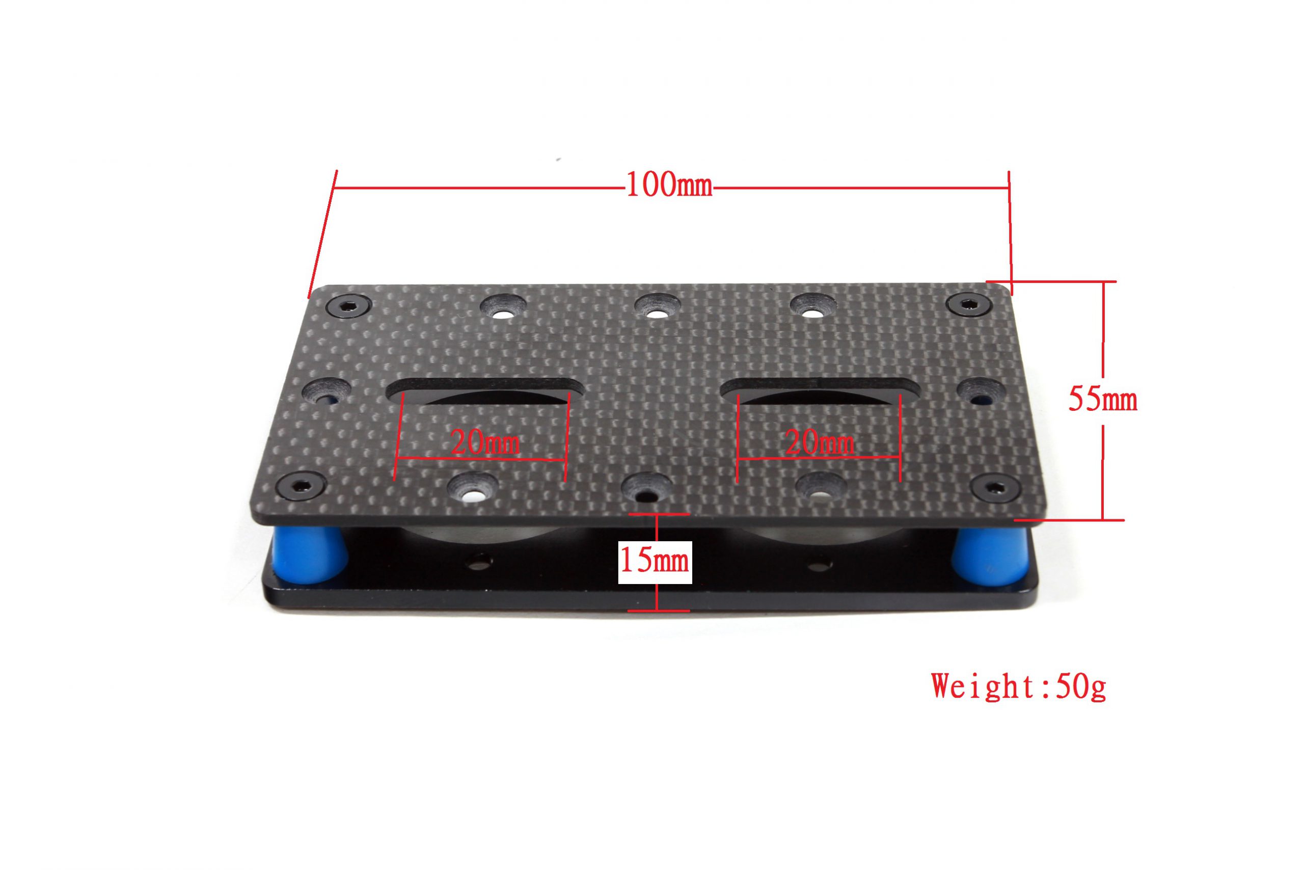 Singahobby Camera Plate with Blue 50° Dampers – Singapore Hobby